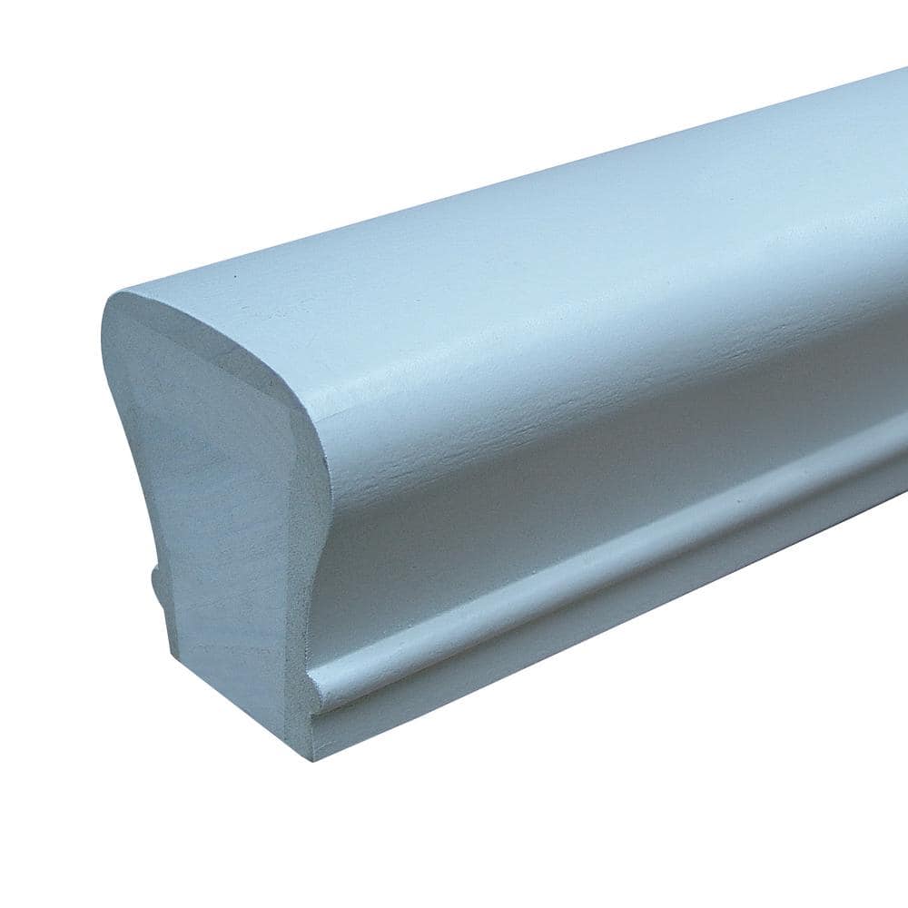EVERMARK Stair Parts 2-1/4 in. 6010 Primed Plain Colonial Handrail ...