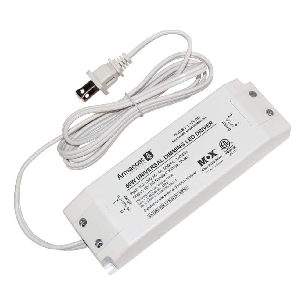 Lukyamzn 60-Watt 12-Volt Dimmable LED Driver Power Supply AC to DC ...