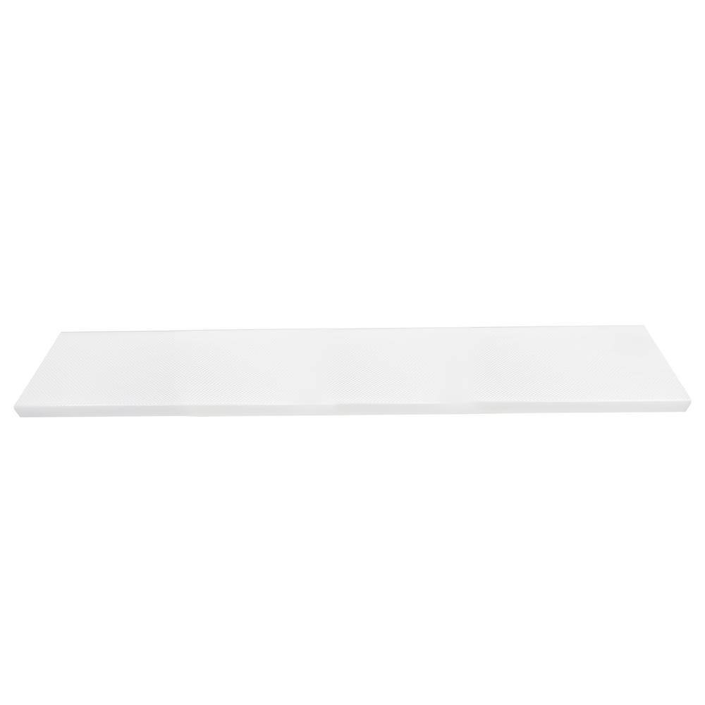 Commercial Electric 4 ft. LED 2-Light Square Lens Replacement Lens ...