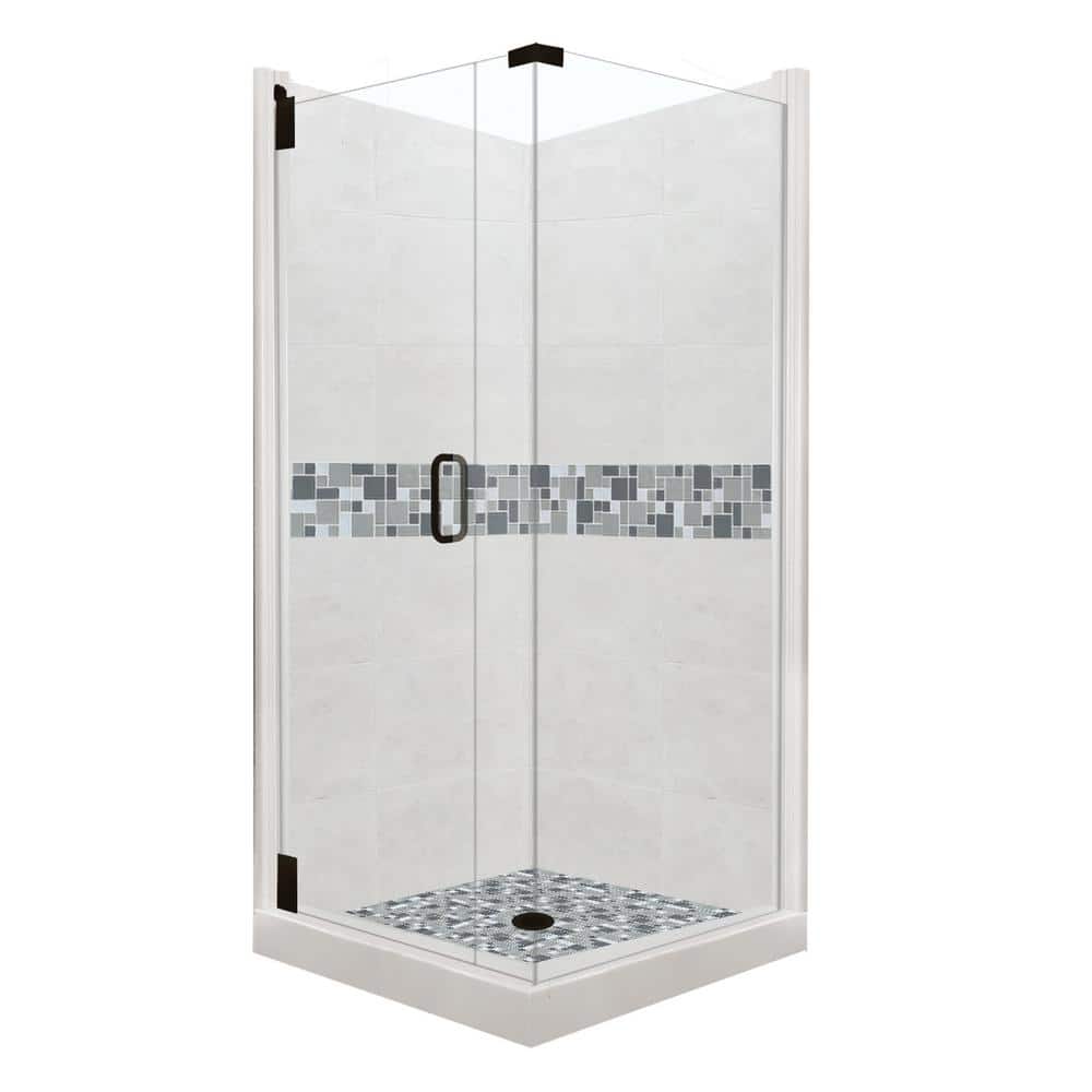 American Bath Factory Newport Grand Hinged 42 in. x 42 in. x 80 in ...