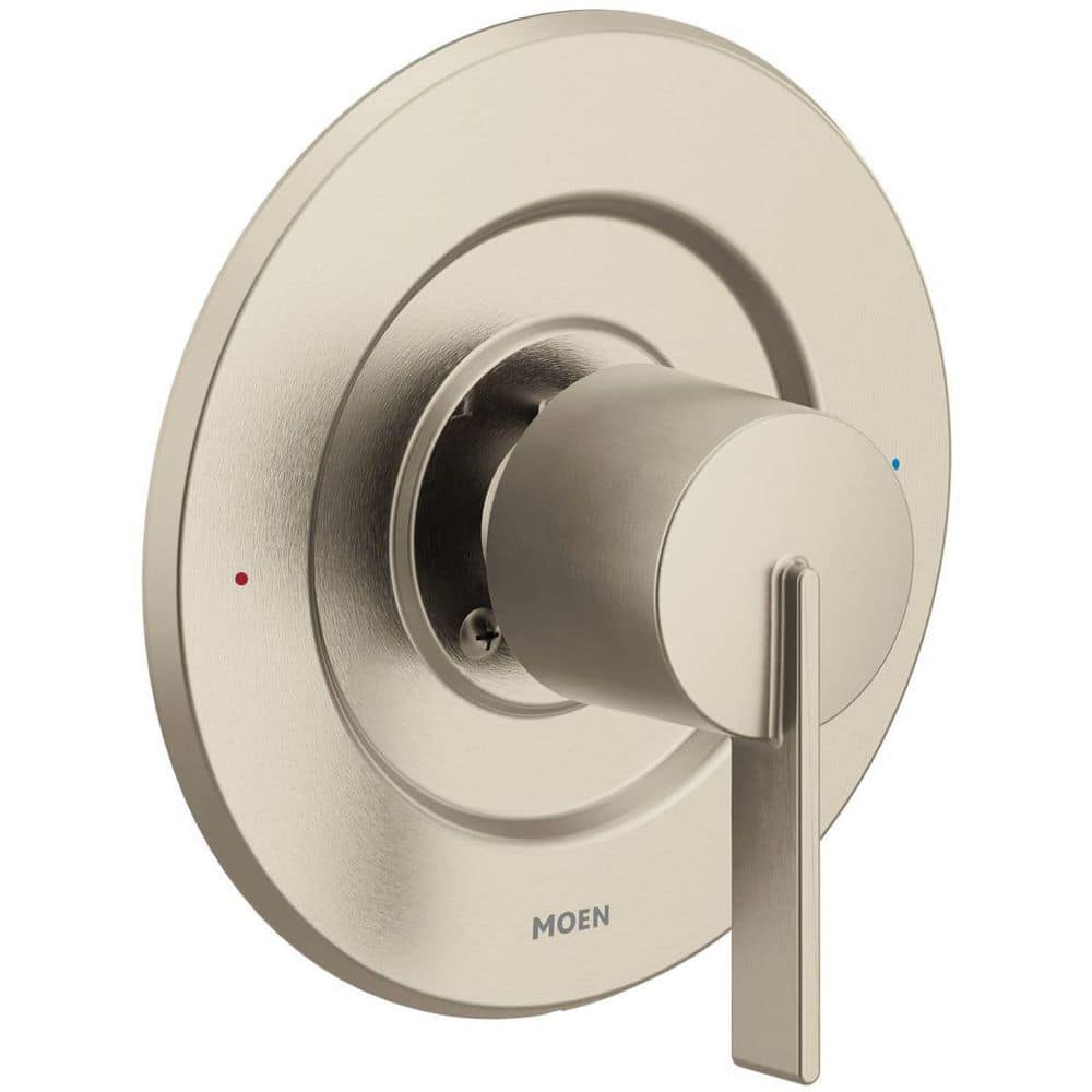 MOEN Cia 1 Handle Wall Mount Valve Handle in Brushed Nicke; (Valve Not ...