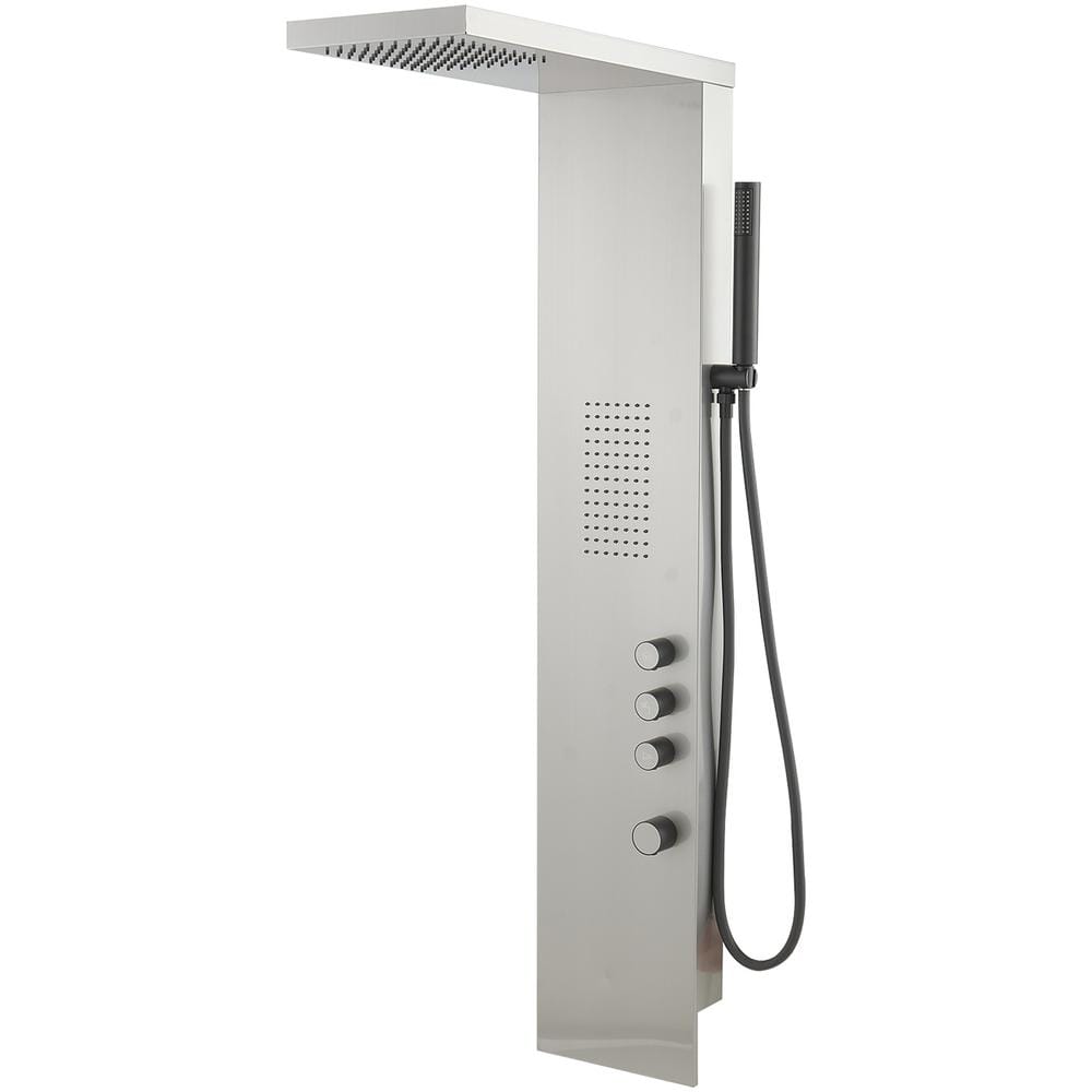 BWE 1-Jet Rainfall Shower Tower Shower Panel System with Rainfall ...