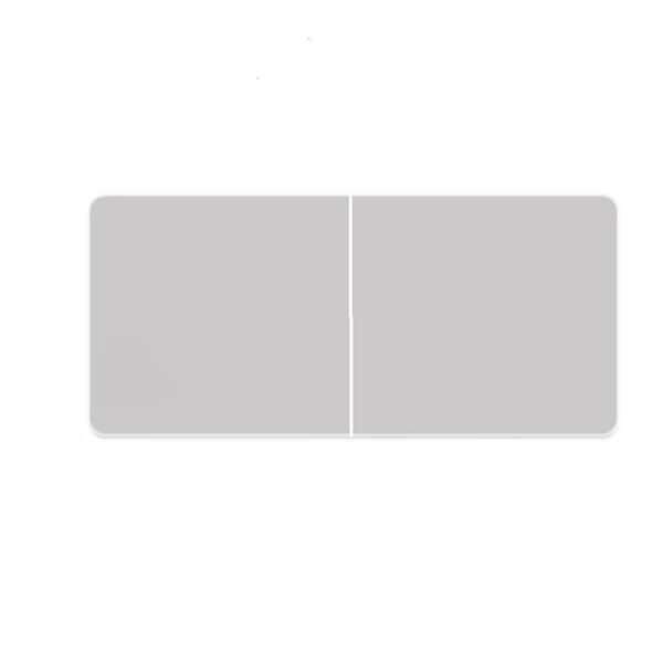 Quality Excellence Modern Wall-Mounted Silver 24 in. W x 48 in. H ...