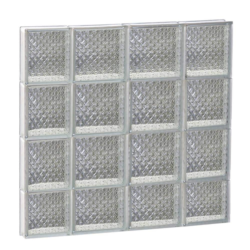 Clearly Secure 27 in. x 29 in. x 3.125 in. Frameless Non-Vented Diamond ...