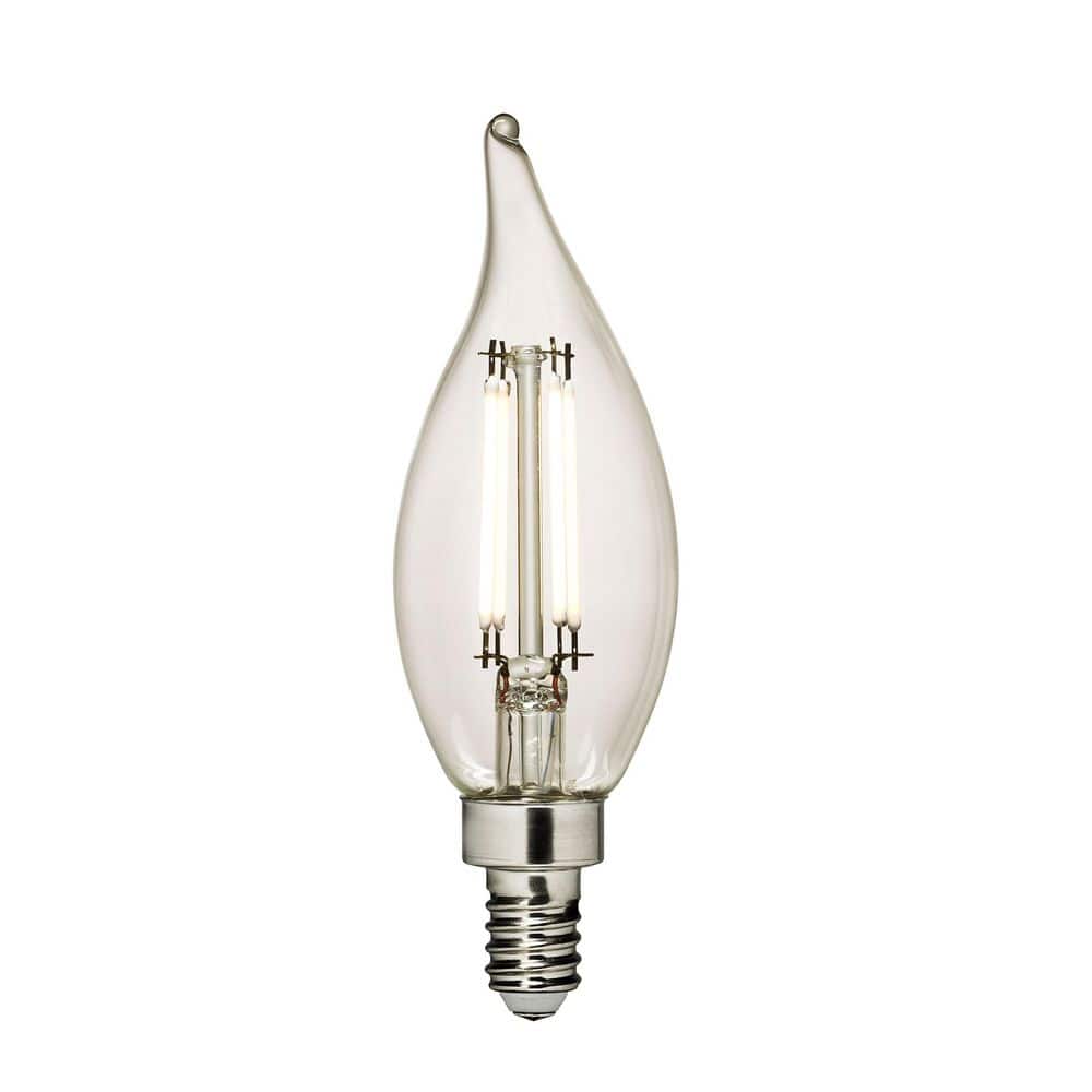 Generation Lighting 4-Watt Equivalent CA11 Shape E12 Base Bright White (3000K) Dimmable Clear ...