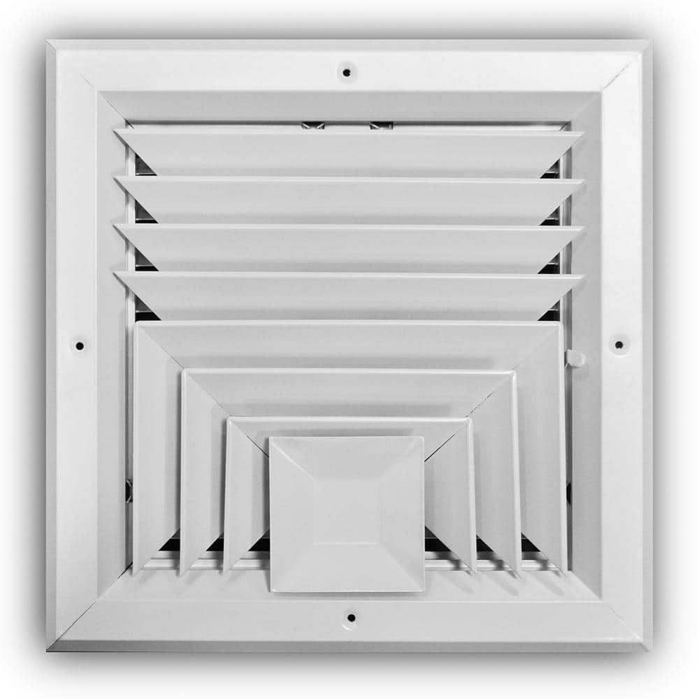 Everbilt 10 in. x 10 in. 3-Way Square Wall/Ceiling Register EA503M 10X10
