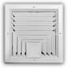 Everbilt 10 in. x 10 in. 3-Way Square Wall/Ceiling Register EA503M10X10 ...