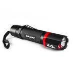 iProtec 110-Lumen LED Flashlight and Adjustable 5mW 650nm Red Laser ...