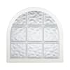 Hy-Lite 42 in. x 50 in. Acrylic Block Round Top Vinyl Window in White ...