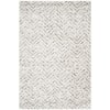 SAFAVIEH Adirondack Ivory/Charcoal 4 ft. x 6 ft. Chevron Area Rug ...