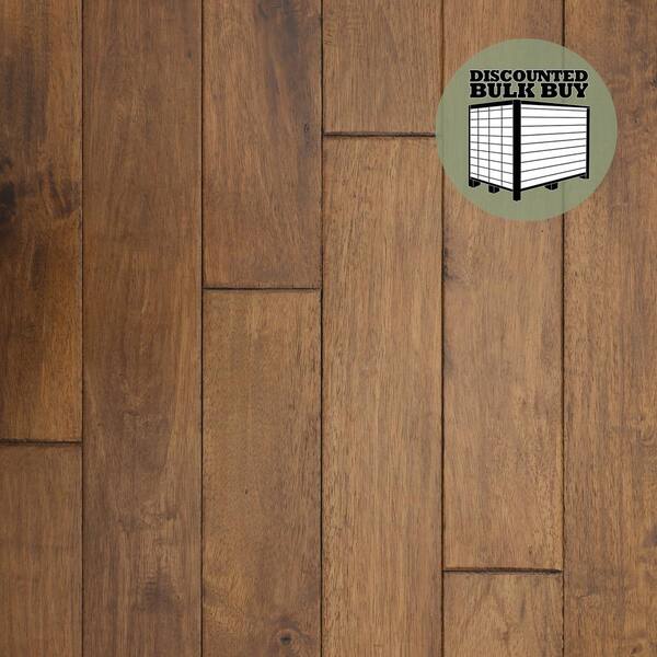 ASPEN FLOORING Newbury Caucho Wood 3/4 in. T x 4.5 in. W Light ...