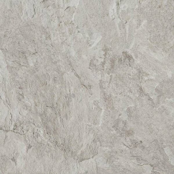 TrafficMaster Shale Grey 12 in. x 36 in. Luxury Vinyl Tile Flooring (24 ...