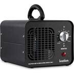 Ivation 10,000 MG/Hour Compact Ozone Generator Air Purifier for Large Rooms Up to 5,000 Square ...