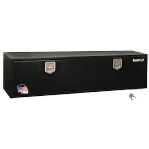 BUYERS PRODUCTS 18 x 18 x 60 in. Black Steel Underbody Truck Box With 3 ...