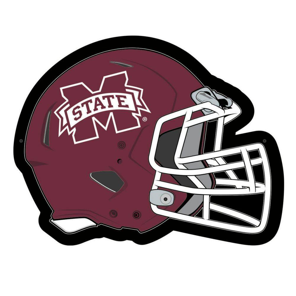 Evergreen Mississippi State University Helmet 19 in. x 15 in. Plug-in ...