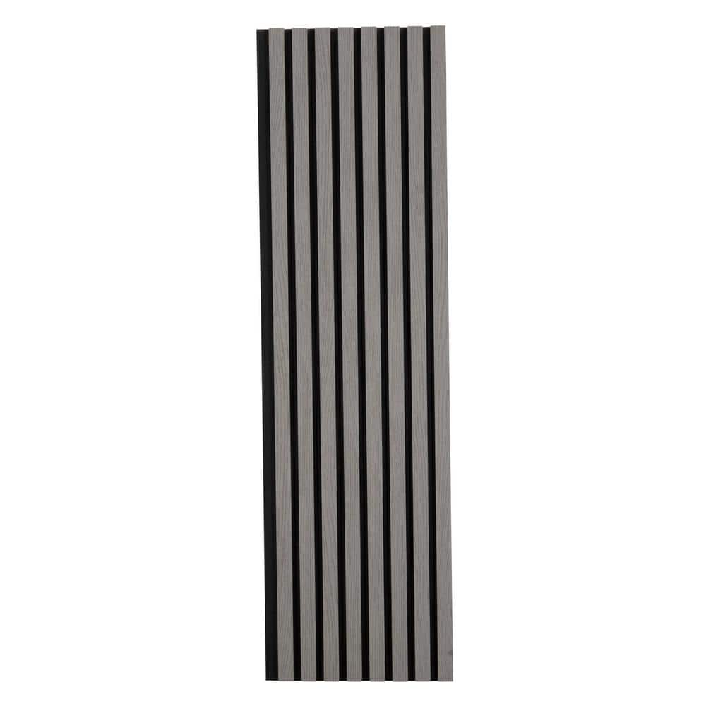 Ejoy 12.6 in. x 106 in. x 0.8 in. Acoustic Vinyl Wall Siding Panel in ...