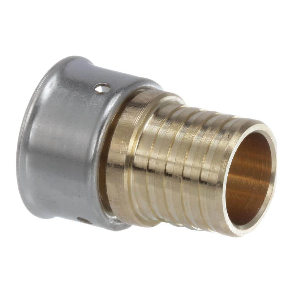 Viega PureFlow 3/4 in. Press x 3/4 in. PB Zero Lead Bronze Adapter (10 ...