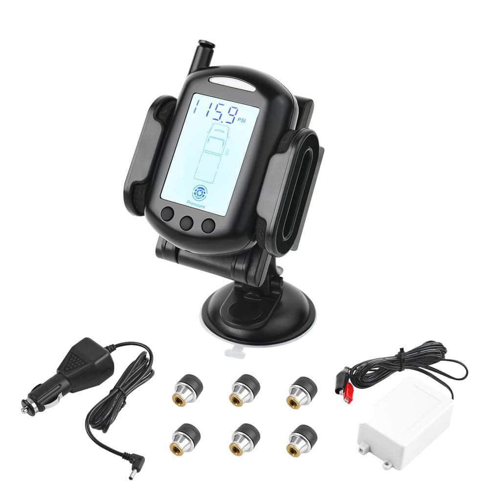 VEVOR RV Tire Pressure Monitoring System, 0-199 PSI Trailer TPMS ...