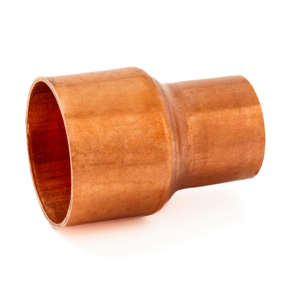 Everbilt 1-1/2 in. x 1 in. Copper Pressure Cup x Cup Reducing Coupling ...