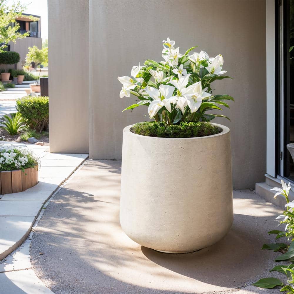 Sapcrete Lightweight 15.5in. x 17.5in. Pale Yellow Extra Large Tall ...