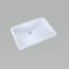 TOTO 21 in. Undermount Bathroom Sink with CeFiONtect in Cotton White ...