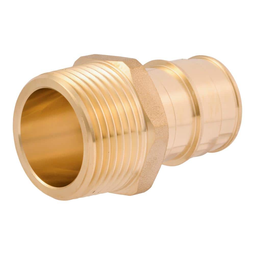 SharkBite 1 in. PEX-A x 1 in. MNPT Brass Expansion Adapter UAB140LFA ...