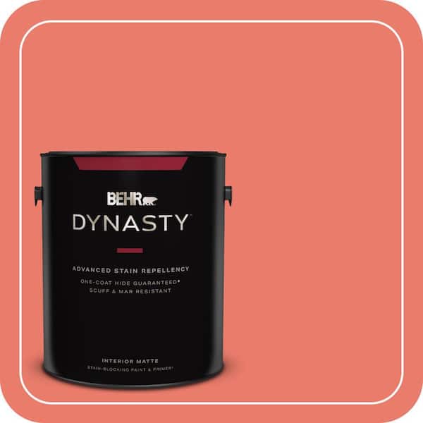 BEHR DYNASTY 1 gal. #180B-5 Cool Lava Matte Interior Stain-Blocking ...