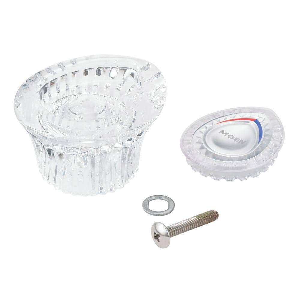 MOEN Chateau Handle Kit in Clear 98039 - The Home Depot