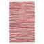 SAFAVIEH Rag Rug Red/Multi 2 ft. x 7 ft. Distress Striped Runner Rug ...