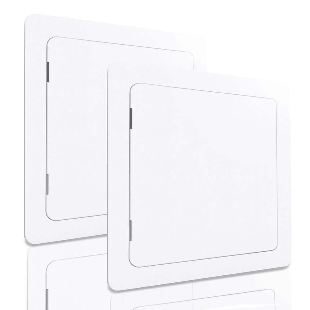 Morvat 12 in. x 12 in. Plastic Drywall Access Panel in White (2-Pack ...