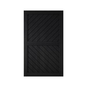 HOMACER XT3 50 in. x 84 in. C-Panel Solid Core Classic Gray Slanted ...