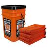 Quick Dam Grab and Go Flood Protection Kit Containing 4 - 10 ft. Hi-Vis ...