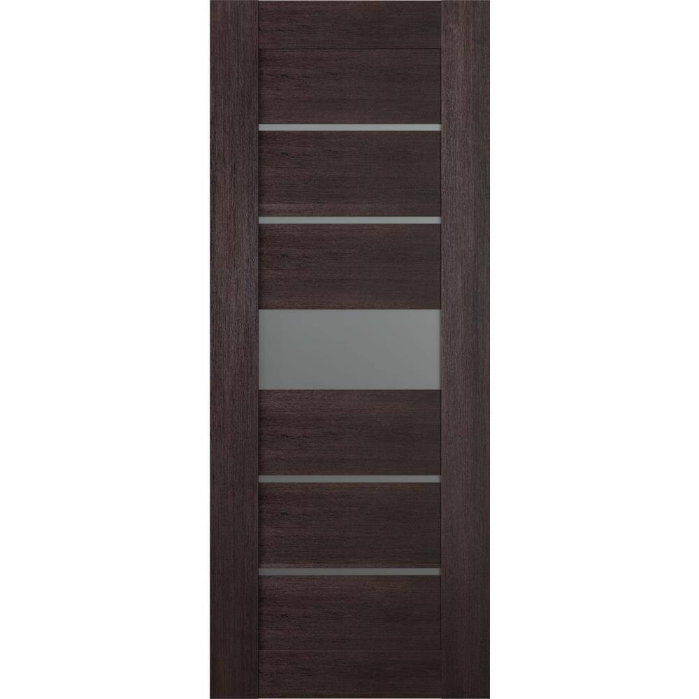 Belldinni Vona 07-06 36 in. x 83,25 in. No Bore 5-lite Frosted Glass ...