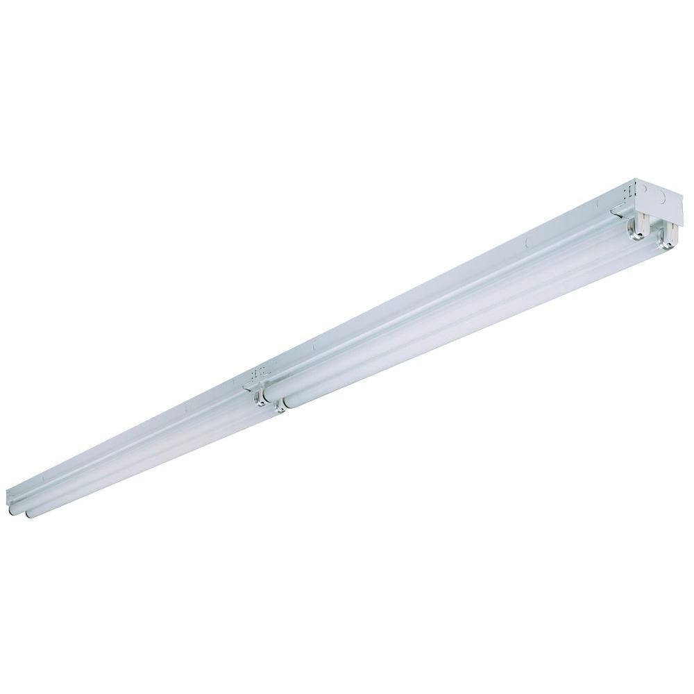 Lithonia Lighting 8 ft. 128-Watt Equivalent Fluorescent White Strip ...