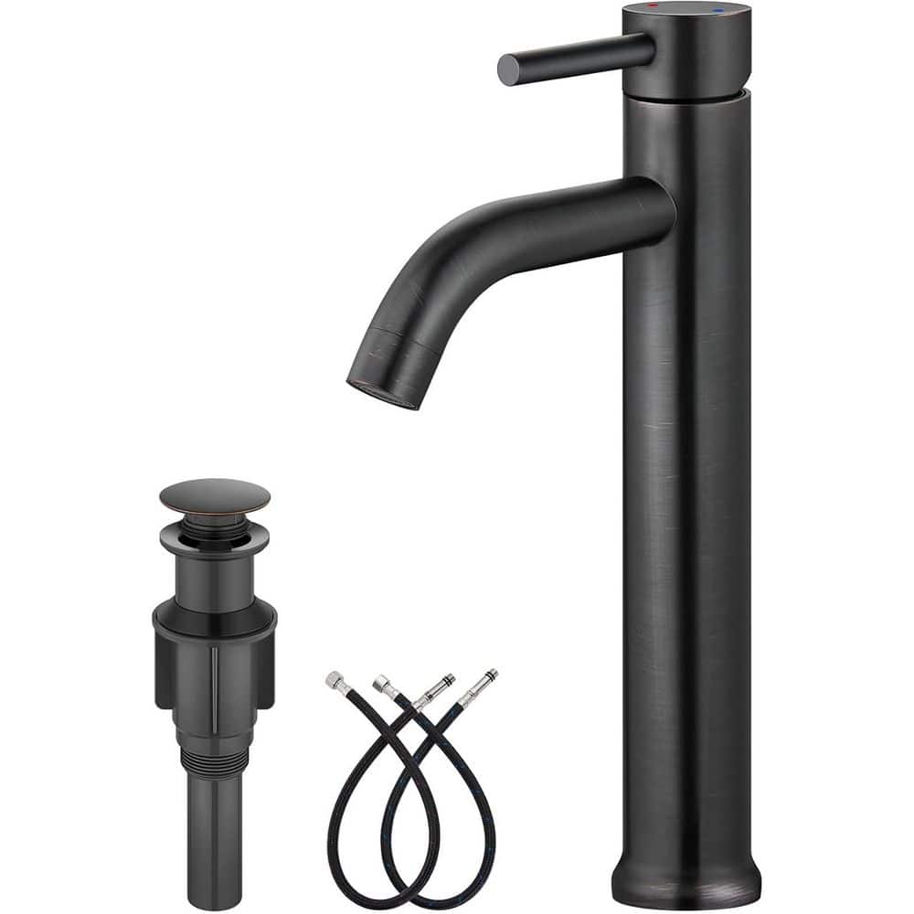PICTURESQUE CENDU LLC Single Handle Single Hole Bathroom Faucet with ...