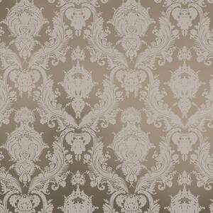 Textured Black Damsel Removable Peel and Stick Damask Wallpaper, 20.5 ...