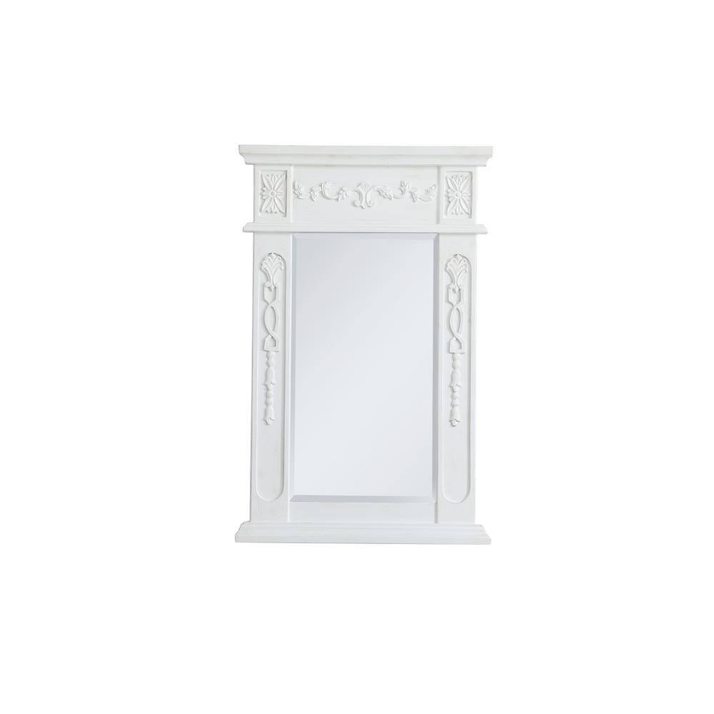 Timeless Home 18 in. W x 28 in. H x Traditional Wood Framed Rectangle ...