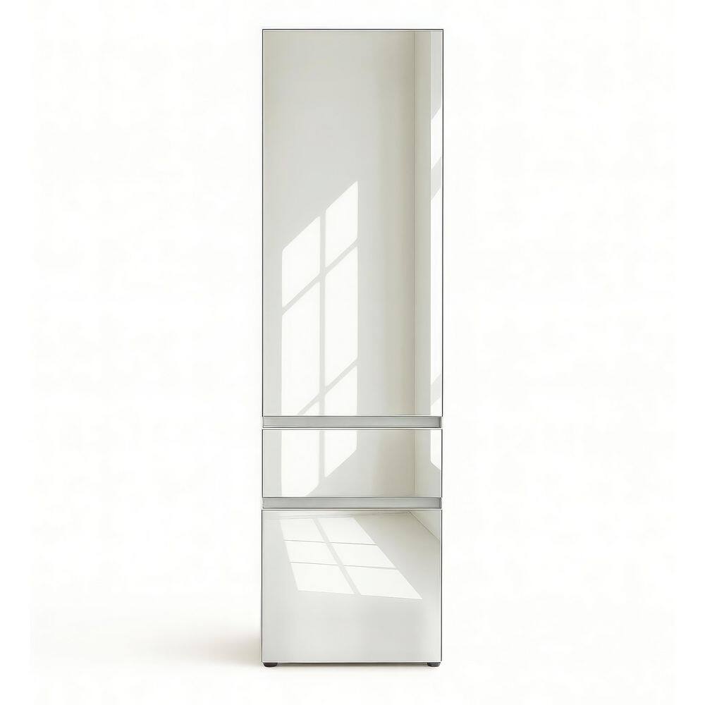 Klair Living Elise Collection-16 in. W White Modular Slim 1-Drawer ...