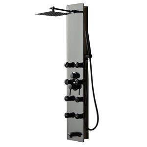 BWE 8-Jet Rainfall Shower Panel System with Rainfall Waterfall Shower ...