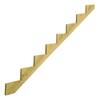 8-Step Ground Contact Pressure-Treated Pine Stair Stringer 279716 - The ...