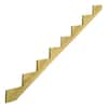 ProWood 8-Step Ground Contact Pressure Treated Pine Stair Stringer ...