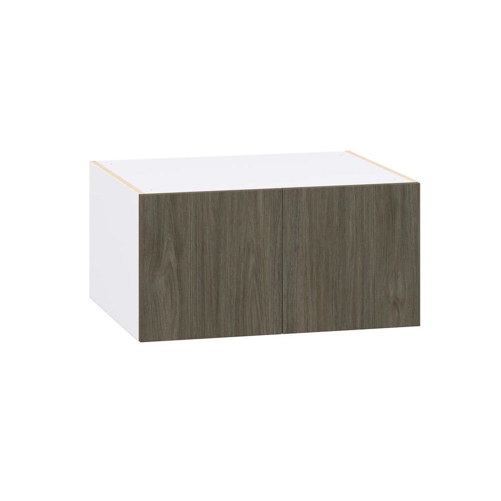 J COLLECTION Timberline 30 in. W x 24 in. D x 15 in. H Slab Walnut ...