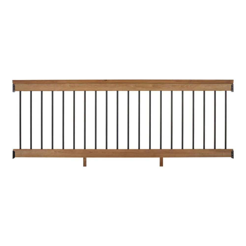 ProWood 33 in. H x 93 in. W Pressure-Treated Cedar-Tone Pine Wood Deck ...