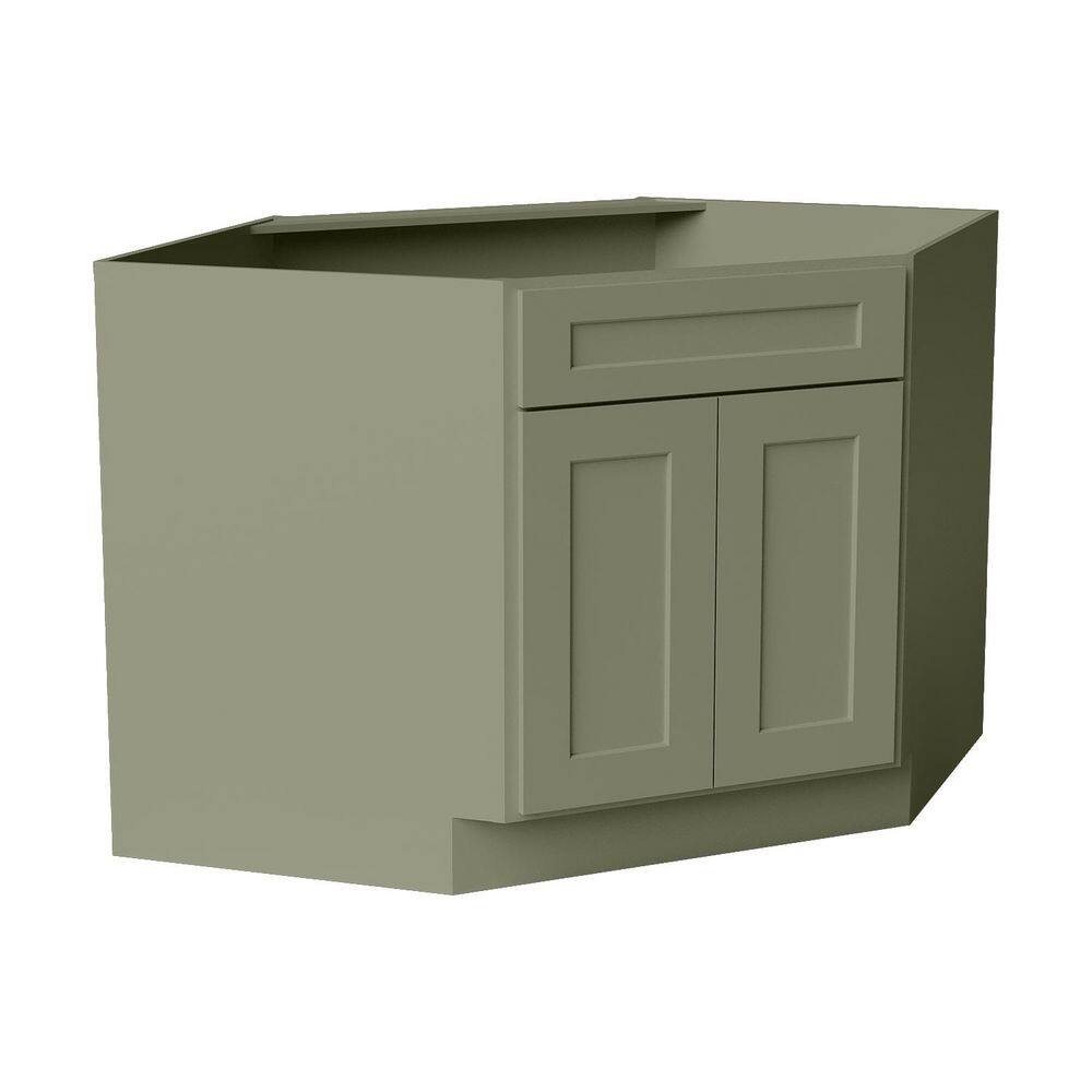 Sinber 42 in. W x 42 in. D x 34.5 in. H Ready to Assemble Solid Wood ...