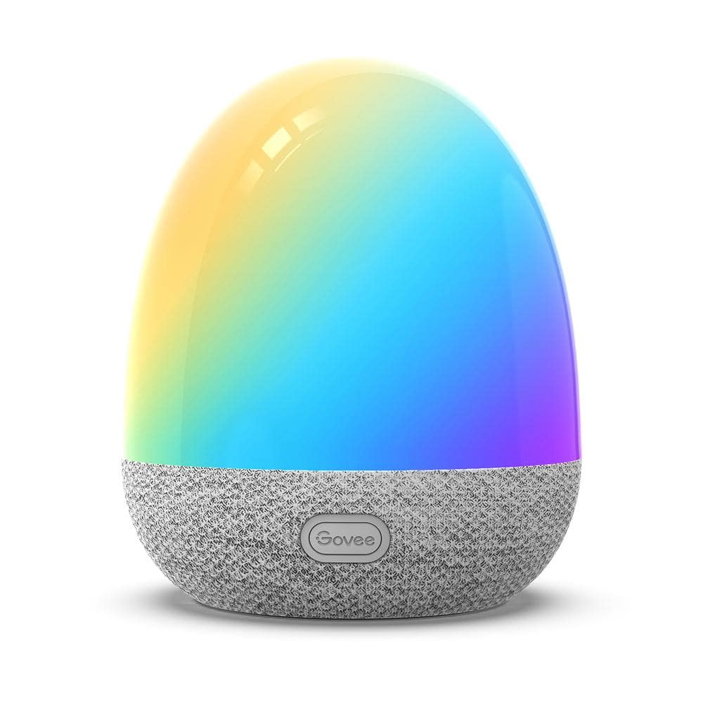 Reviews for Govee RGBIC 4.6 in. H Smart Multi-Color Integrated LED Night Light Lamp With ...