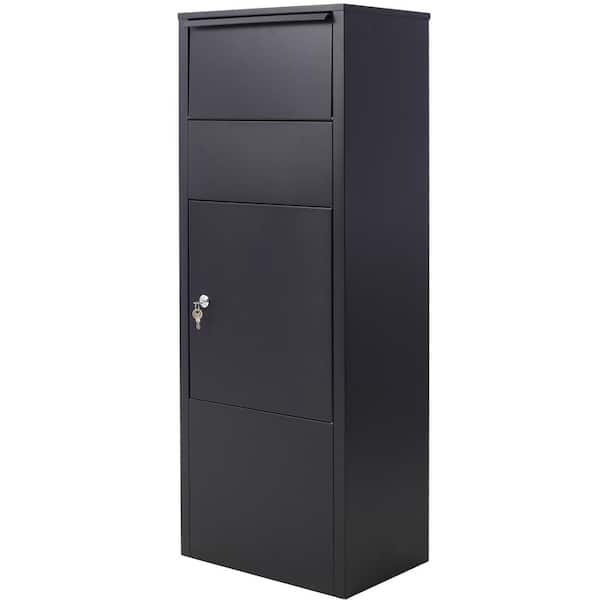 Large Package Delivery Parcel Mail Drop Box for Black, with Lockable ...