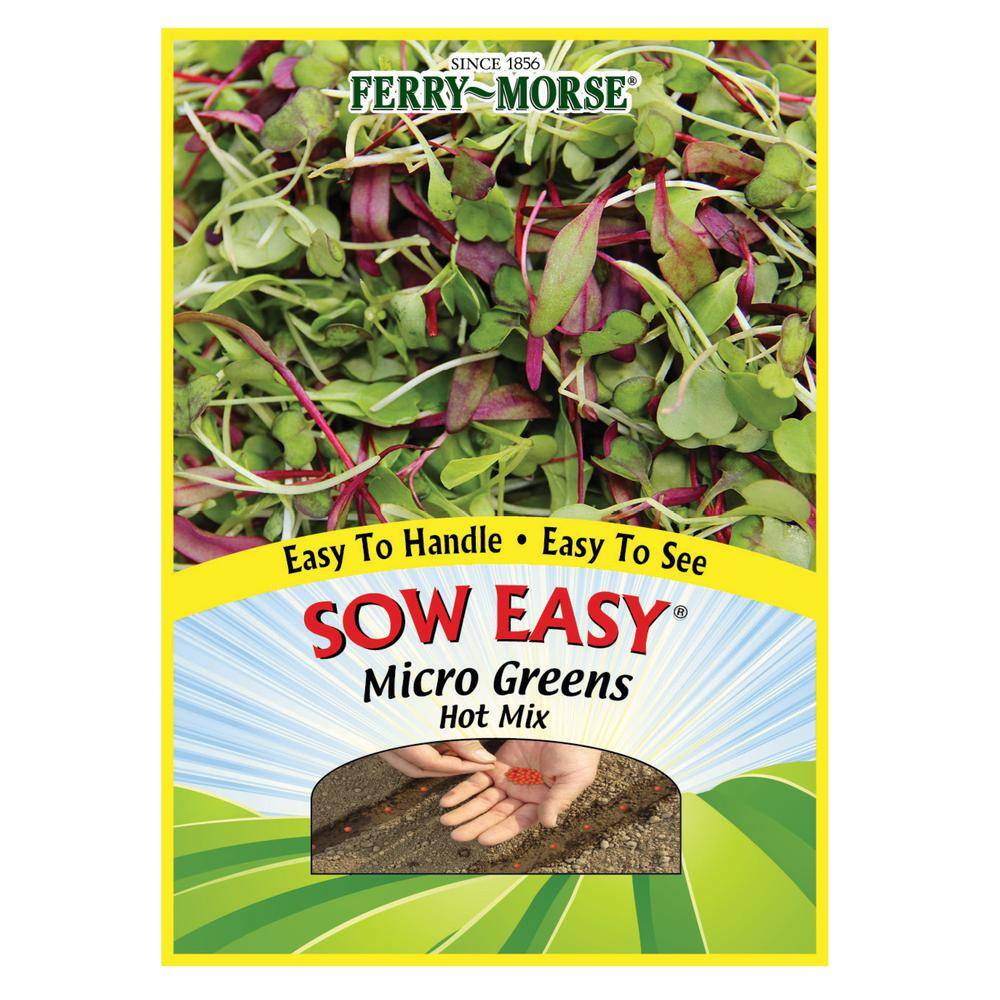 Ferry-Morse Micro Greens Hot Mix Vegetable Seed 9588 - The Home Depot