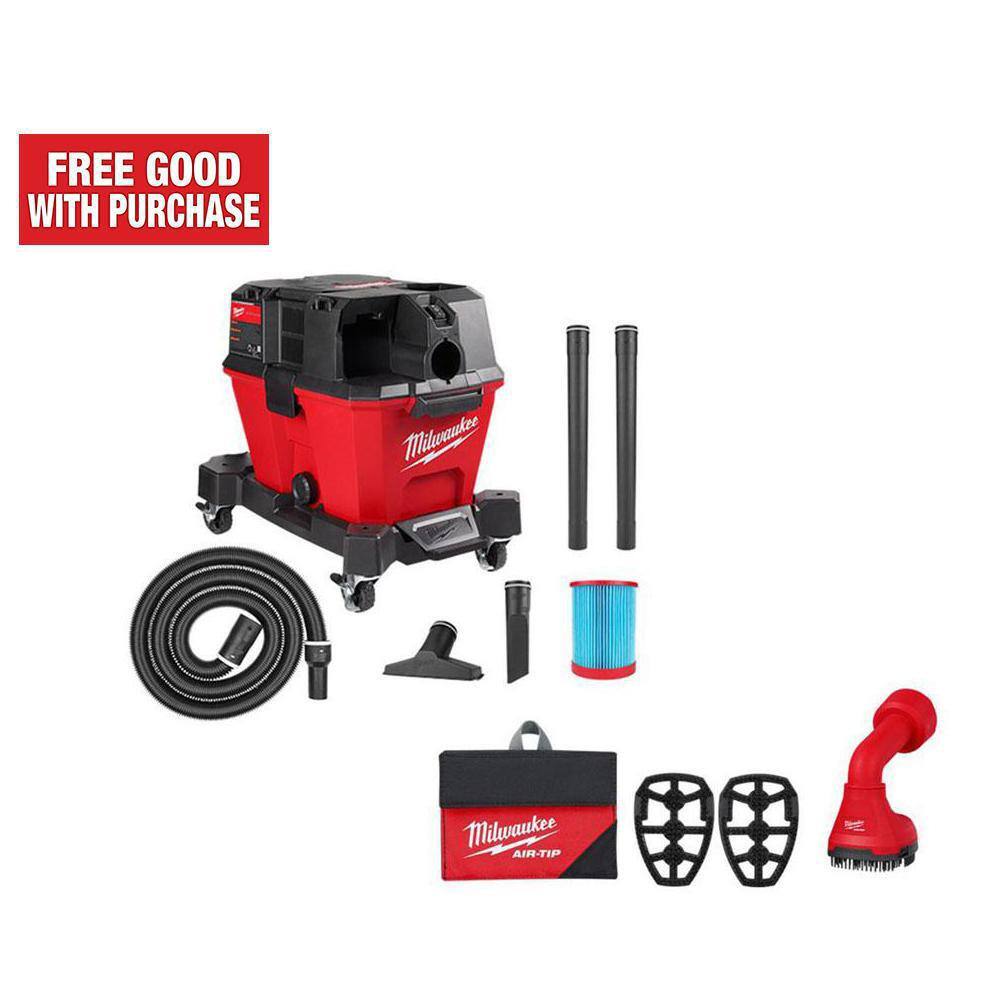 Milwaukee M18 FUEL 6 Gal. Cordless Wet/Dry Shop Vacuum w/Filter, Hose ...