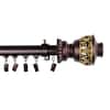 Rod Desyne 28 in. - 48 in. Telescoping Traverse Curtain Rod Kit in ...