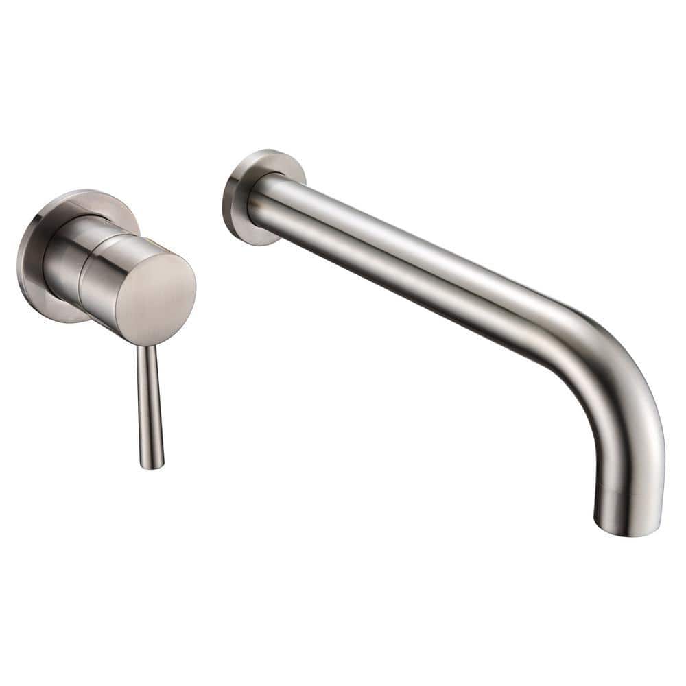 SUMERAIN Modern Left-Handed Single Handle Wall Mount Roman Tub Faucet ...